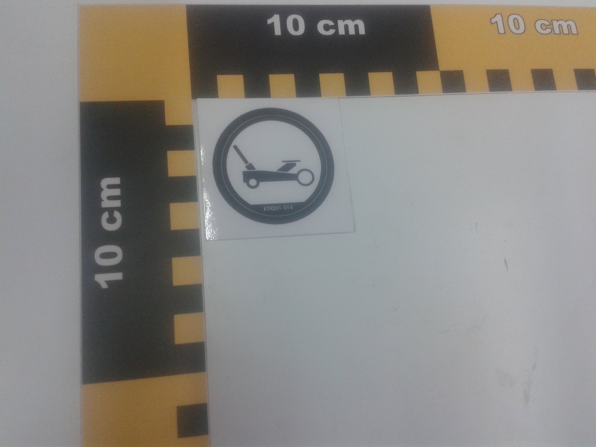 Pictogramme information - Point de levage par cric à vendre sur My Agrisem.